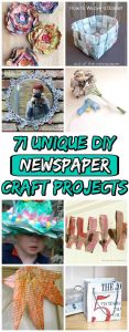 71 Unique DIY Newspaper Craft Projects - DIY Crafts
