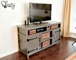 42 DIY TV Stand Plans That Are Easy To Build & Cheap - DIY Crafts