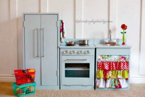 30 Unique DIY Play Kitchen Ideas Your Kids Will Love - DIY Crafts