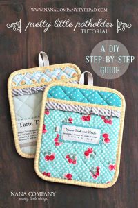 25 Free Potholder Patterns to Sew - DIY Crafts