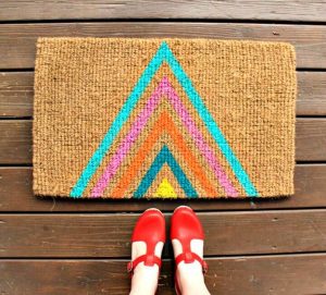 40 Beautiful DIY Doormat Ideas To Make Your Own at Home