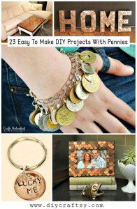 23 Easy To Make DIY Projects With Pennies - DIY Crafts