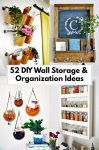52 Wall Storage & Organization Ideas for Small Spaces - DIY Crafts