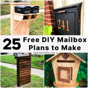 25 DIY Mailbox Plans and Ideas (How to Make a Mailbox)
