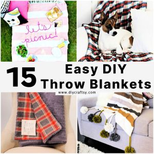 How to Make a DIY Throw Blanket: 15 Free Sewing Patterns