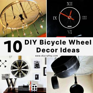 10 DIY Bicycle Wheel Decor Ideas: Bike Wheel Art