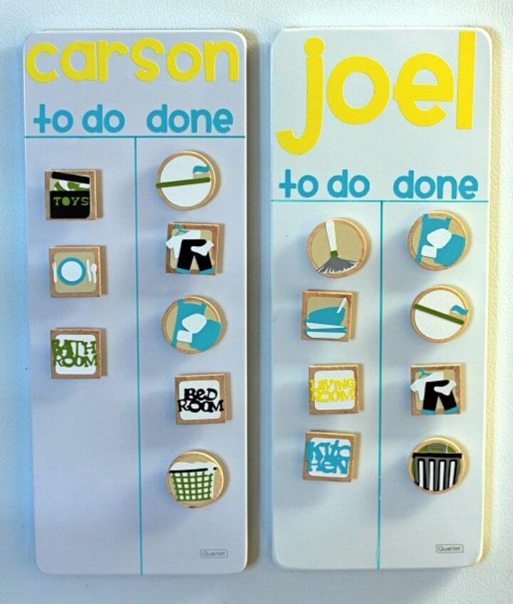 50 Homemade DIY Chore Chart Ideas for Kids