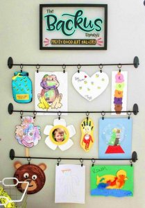 25 Kids Art Display Ideas to Enjoy Your Children's Artwork
