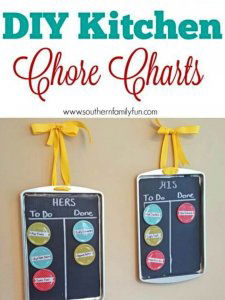 50 Homemade DIY Chore Chart Ideas for Kids - DIY Crafts