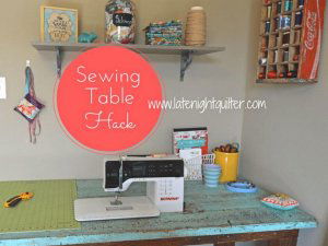 25 Homemade DIY Sewing Table Plans and Ideas