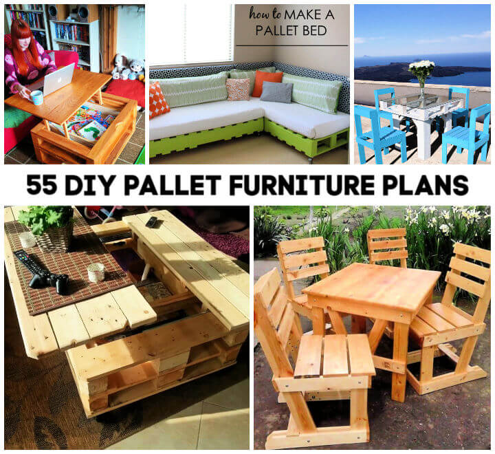 55 DIY Pallet Furniture Ideas Plans Original Guide Step By Step 55 DIY Pallet Furniture Ideas Plans Original Guide Step By Step