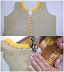 15 Latest Neck Designs You Can Make By Yourself - DIY Crafts