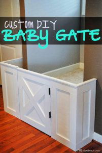 40 Cheap DIY Baby Gate Plans and Ideas - DIY Crafts