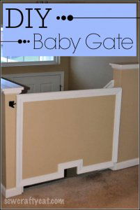 40 Cheap DIY Baby Gate Plans and Ideas - DIY Crafts