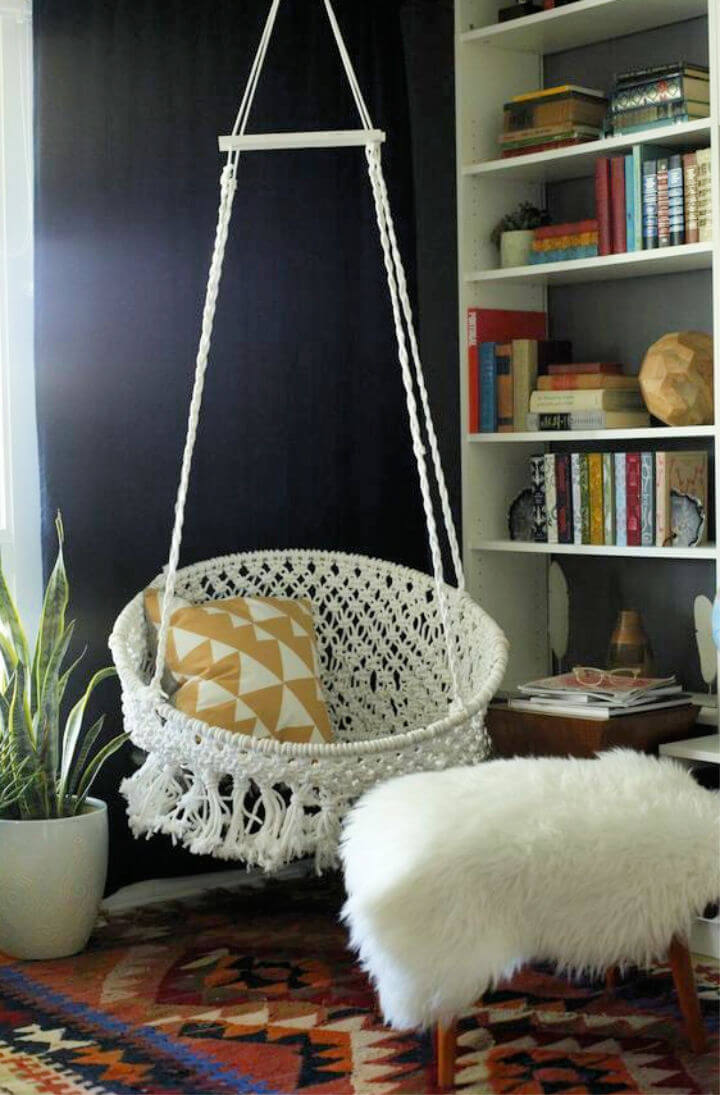 10 DIY Macrame Hammock Patterns: DIY Macrame Chair