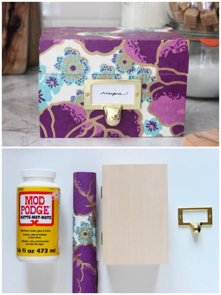15 DIY Recipe Box Ideas and Plans (Make a Recipe Box)