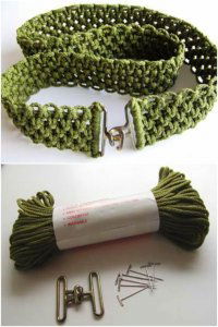 10 Free DIY Macrame Belt Patterns - DIY Crafts