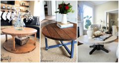 25 Free DIY Sofa Table Plans or Behind the Couch Table
