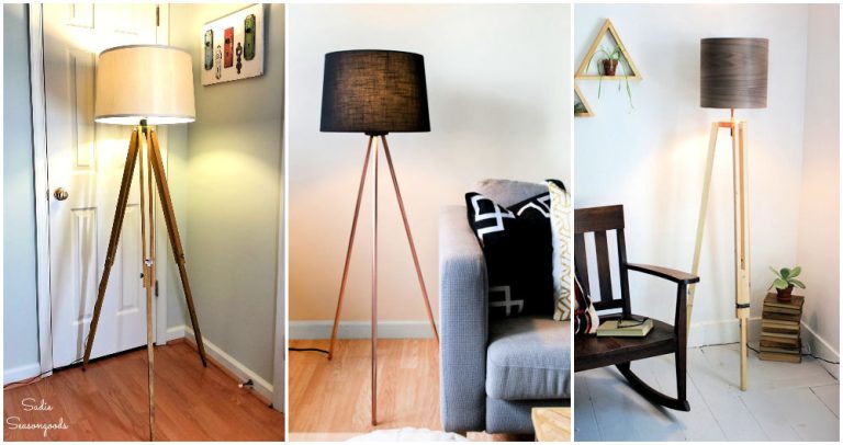 25 Homemade DIY Lamp Ideas (How to Make a Lamp)