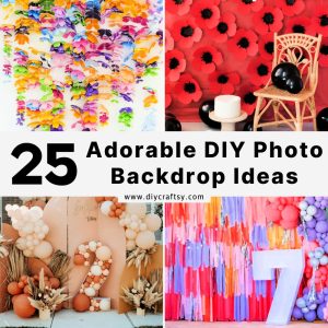 25 Easy DIY Photo Backdrop Ideas for Photography