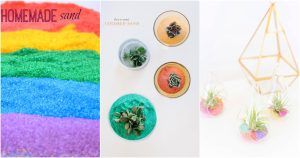 15 Ways to Make Colored Sand for Crafts - DIY Crafts