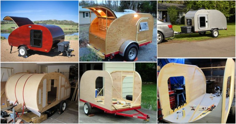 20 Homemade DIY Teardrop Trailer Plans
