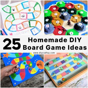 25 Homemade DIY Board Game Ideas You Can Make Your Own