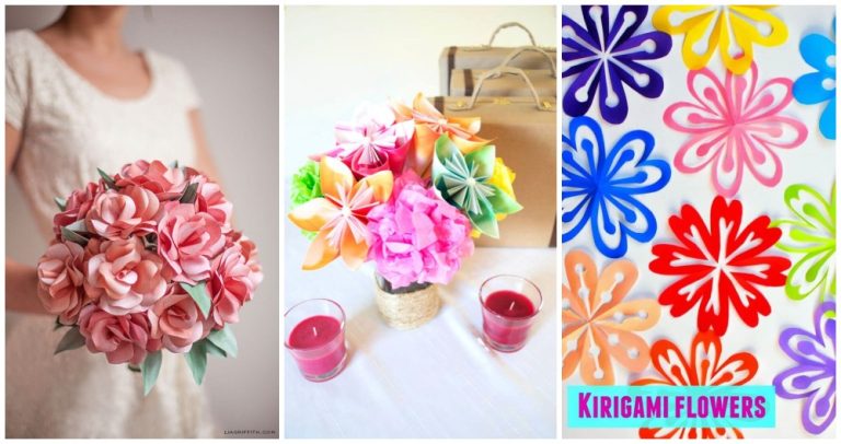 30 Easy DIY Paper Flowers to Make (Step by Step)