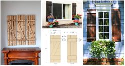 15 Simple DIY Shutters That Are Inexpensive