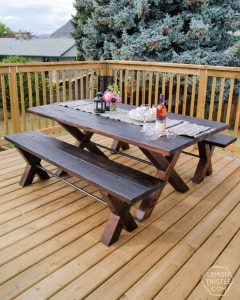 15 DIY Outdoor Table Plans to Get Your Patio Ready