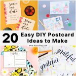 20 Homemade DIY Postcard Ideas