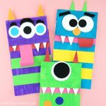 20 Paper Bag Puppets with Free Printable Templates