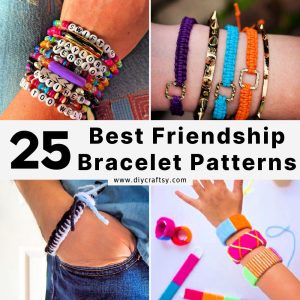25 Simple Friendship Bracelet Patterns for Beginners
