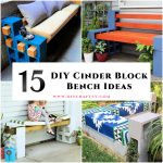 15 Easy DIY Cinder Block Bench Ideas