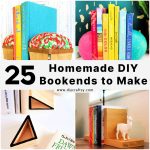 25 Homemade DIY Bookends to Make Your Own