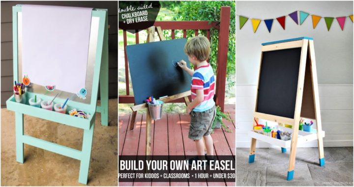 25 Homemade DIY Easel Plans Free