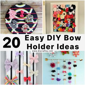 20 Easy DIY Bow Holder Ideas to Make