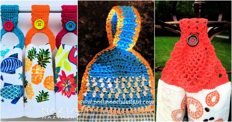 15 Free Crochet Towel Topper Patterns - DIY Crafts