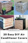 20 Easy DIY Air Conditioner Cover Ideas