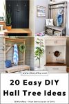 25 Easy DIY Hall Tree Ideas and Plans