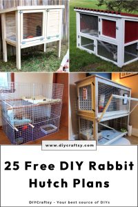 25 Free DIY Rabbit Hutch Plans to Build Your Own