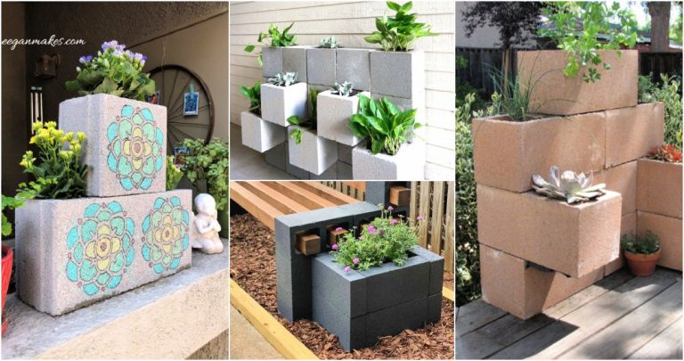 15 Easy DIY Cinder Block Bench Ideas