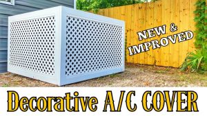 20 Easy DIY Air Conditioner Cover Ideas - DIY Crafts