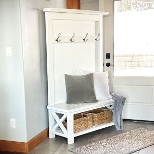 25 Easy DIY Hall Tree Ideas and Plans - DIY Crafts