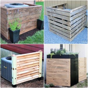 20 Easy DIY Air Conditioner Cover Ideas - DIY Crafts