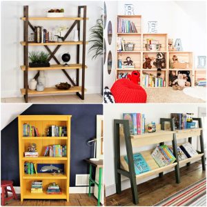 40 DIY Bookshelf Plans and Ideas to Build Your Own
