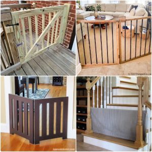 25 DIY Dog Gate Ideas to Make Cheap Pet Gates