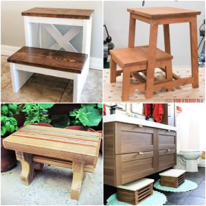30 Free DIY Step Stool Plans for Every Need - DIY Crafts