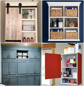 20 Cheap DIY Wall Cabinet Plans to Build Yourself