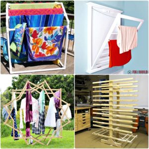 25 DIY Drying Rack Ideas (Indoor and Outdoor)